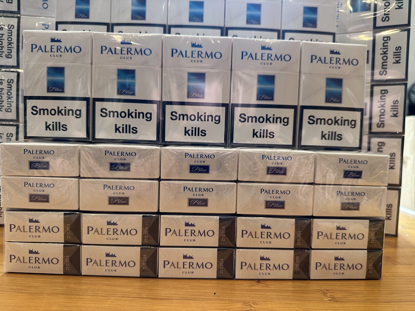 Купить сигареты Palermo KS Blue дешево блоками — Tobacco-Shop Украина