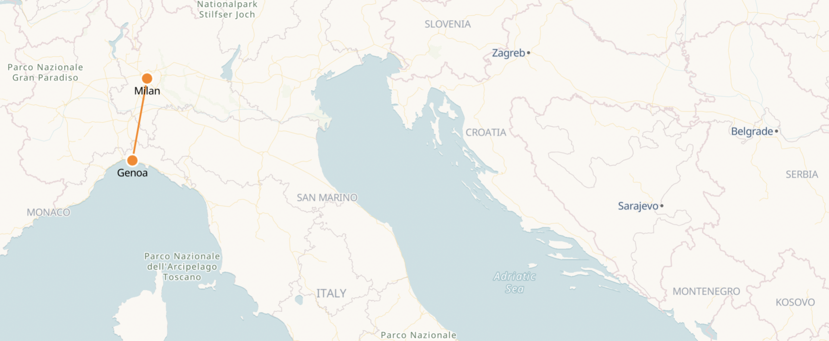 Genoa to Milan Train Tickets & Schedule - Italy Railway