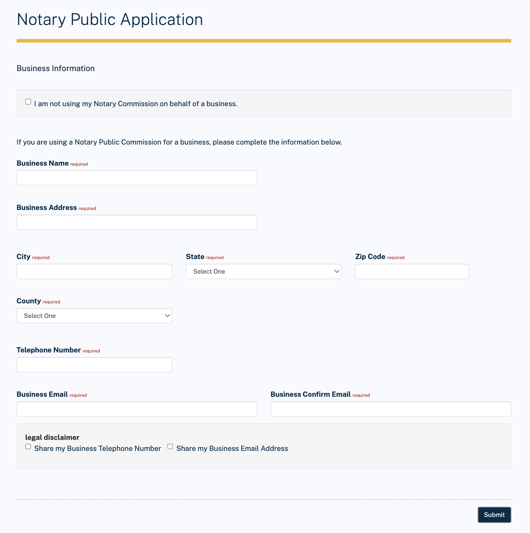 Online Application Instructions