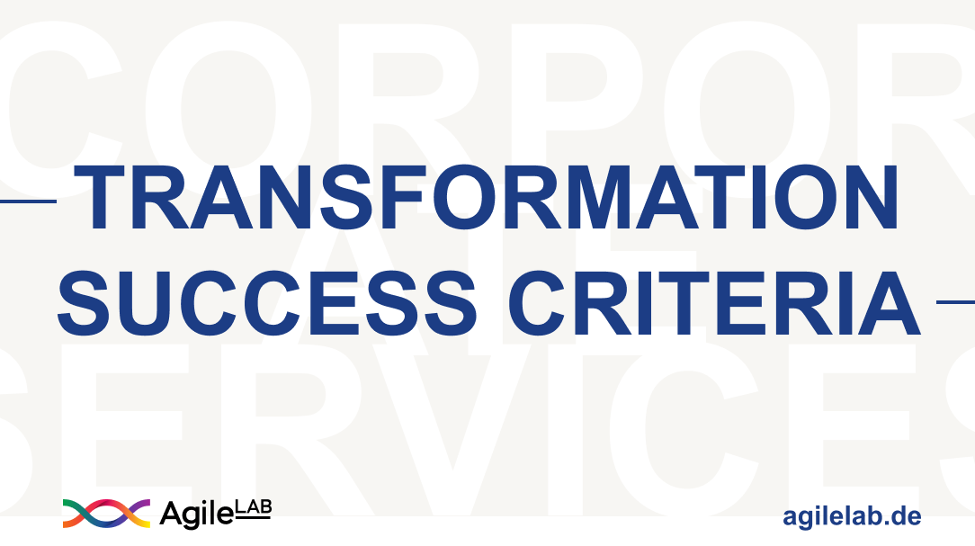 Transformation Success Criteria | AgileLAB