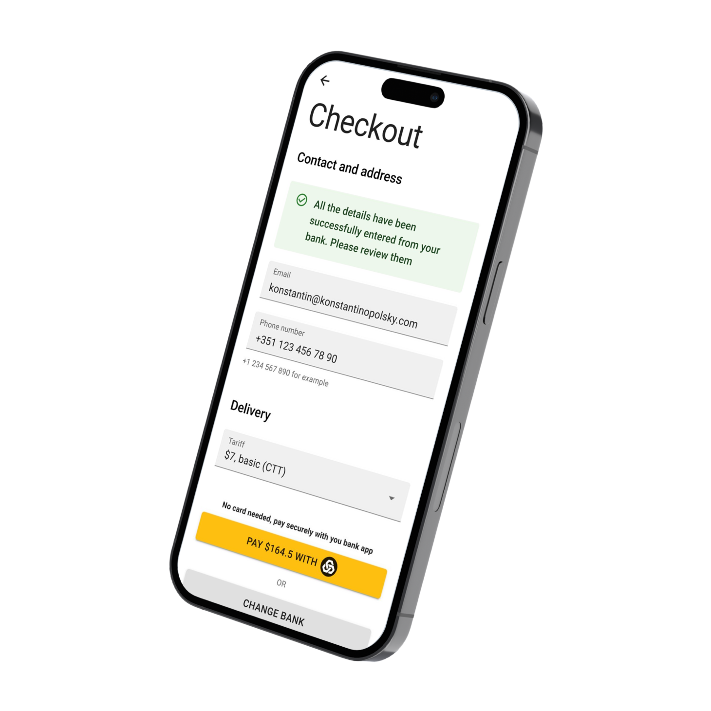 Instant Checkout