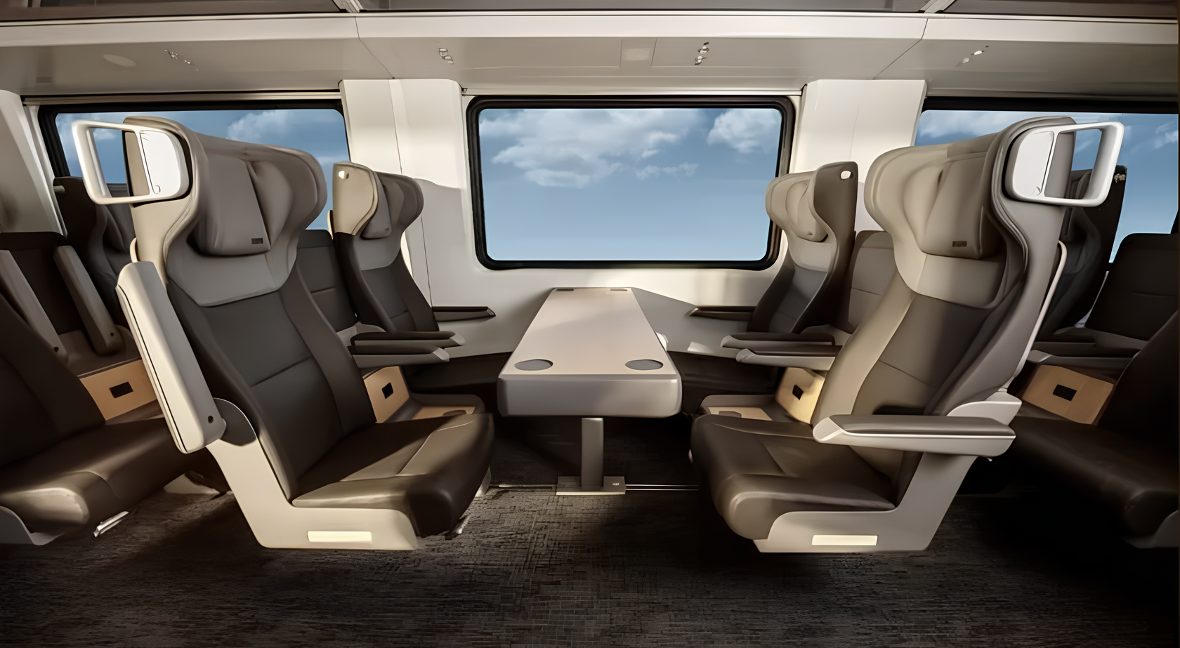 VIA Rail Express Train Business Class - CANADA TRAINS