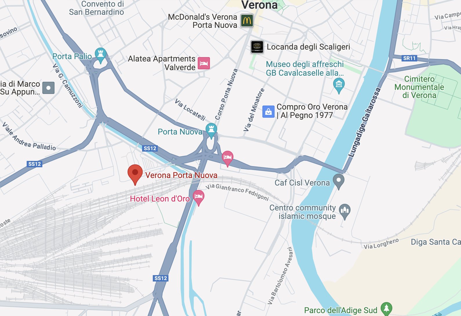 Verona Porta Nuova Train Station - Italy Railway