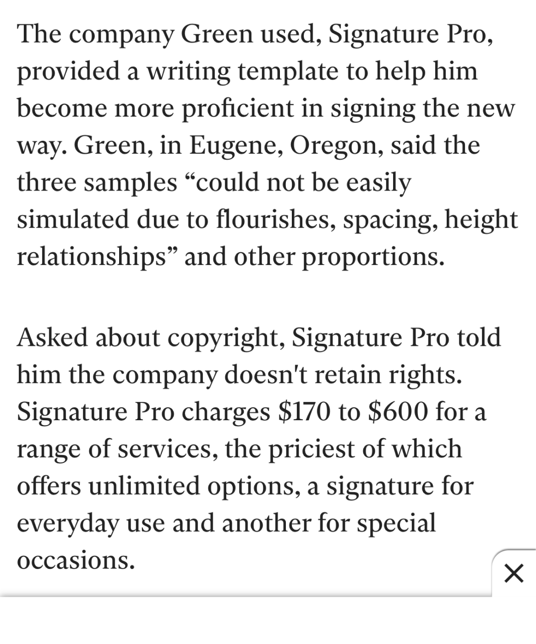 SignaturePro – 100% handcrafted signatures