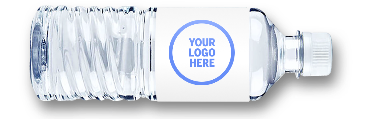 Custom Bottled Water - Private Label - Personalized Logo