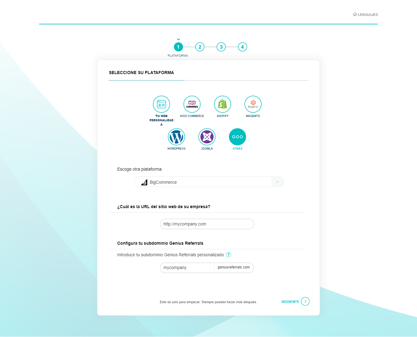 Incorporándose a la Plataforma | Genius Referrals