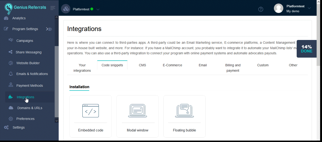 Integre su Programa de Referidos con WordPress | Genius Referrals