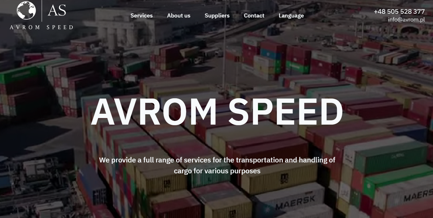 AVROM SPEED - company operating in transport and forwarding.