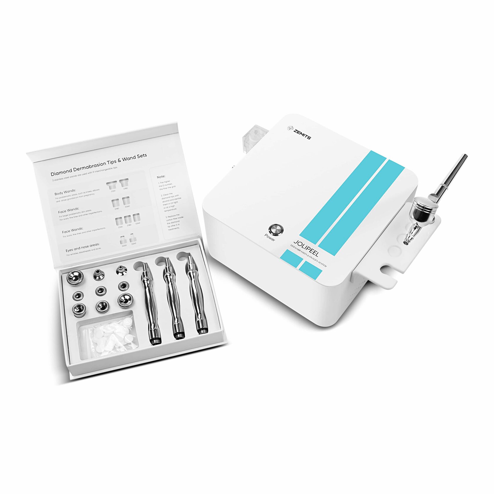 Zemits JoliPeel 2-in-1 Diamond MicroDermabrasion Machine | Esthetic Spa ...
