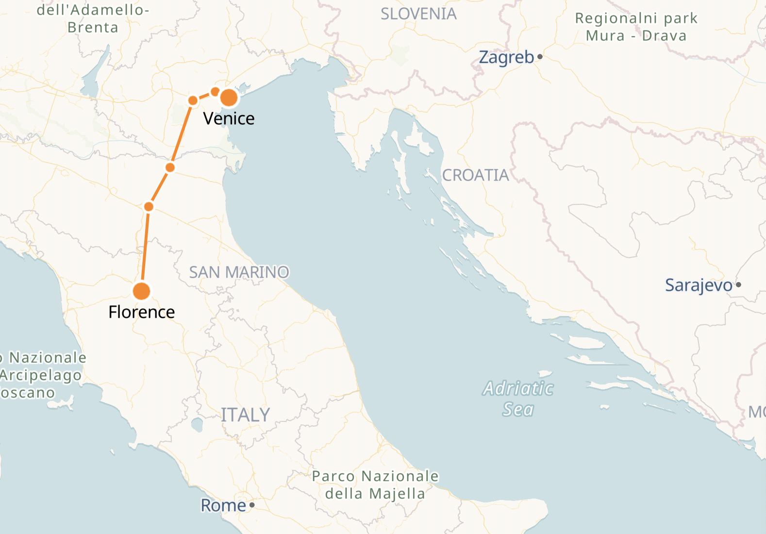 Venice to Florence Train Tickets & Schedule - Italy Railway