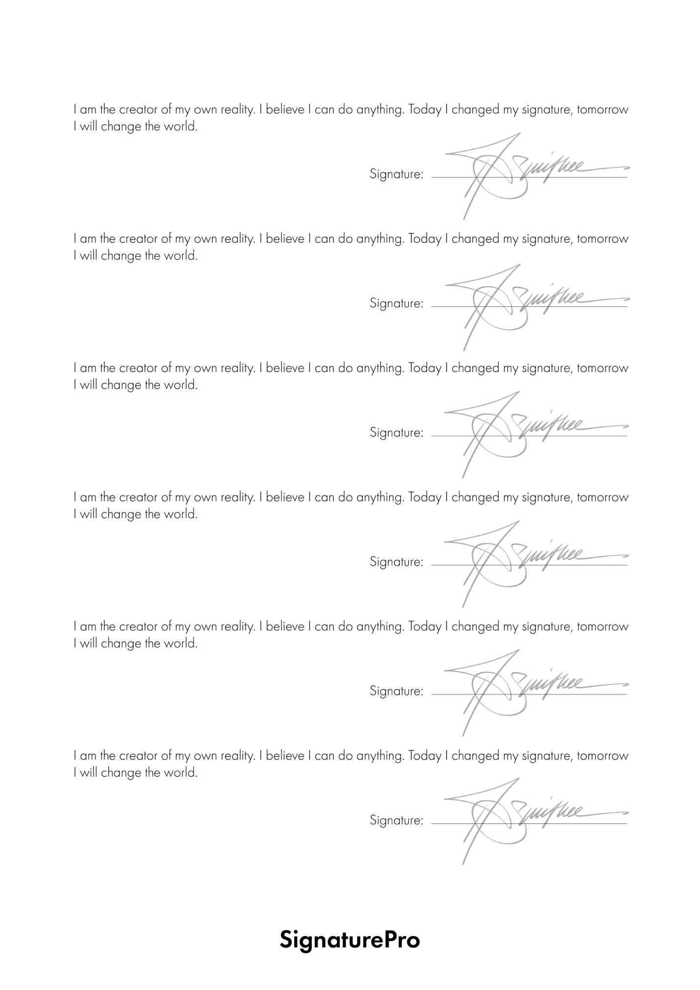 SignaturePro Collection