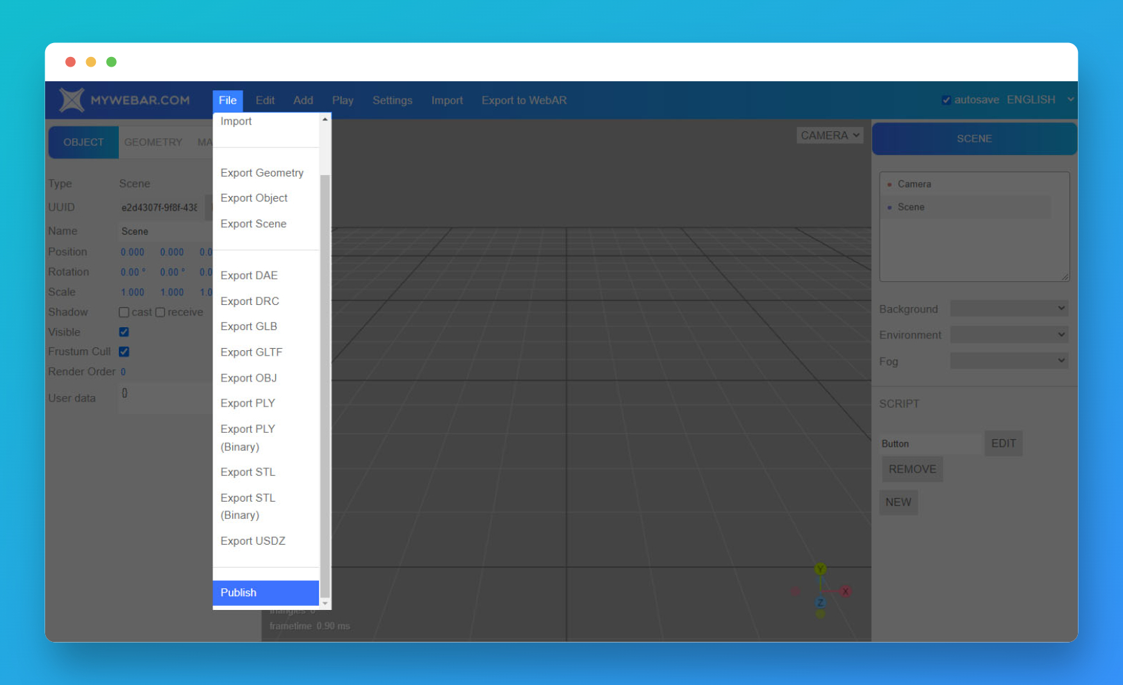 Design a Scrollable Menu UI