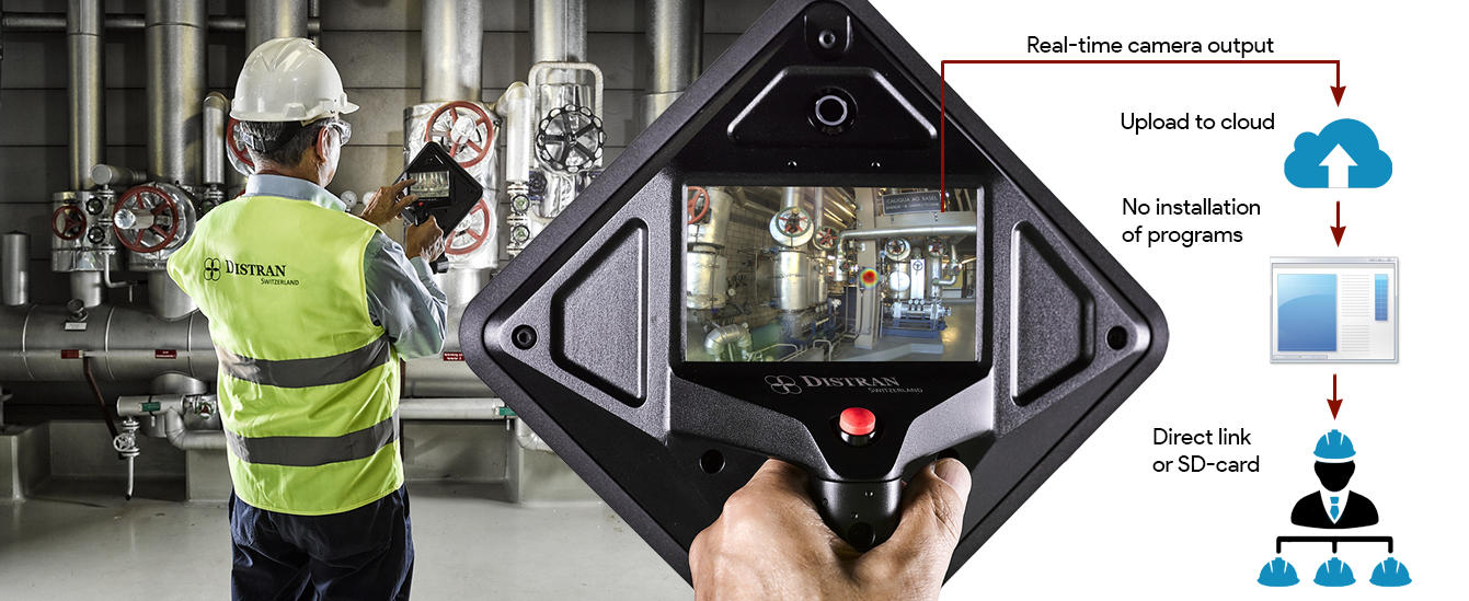 Distran Ultra Pro — Ultrasonic Camera for Gas Leak Detection