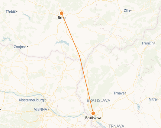 Bratislava to Brno Train Schedule & Tickets - CZECH RAILS