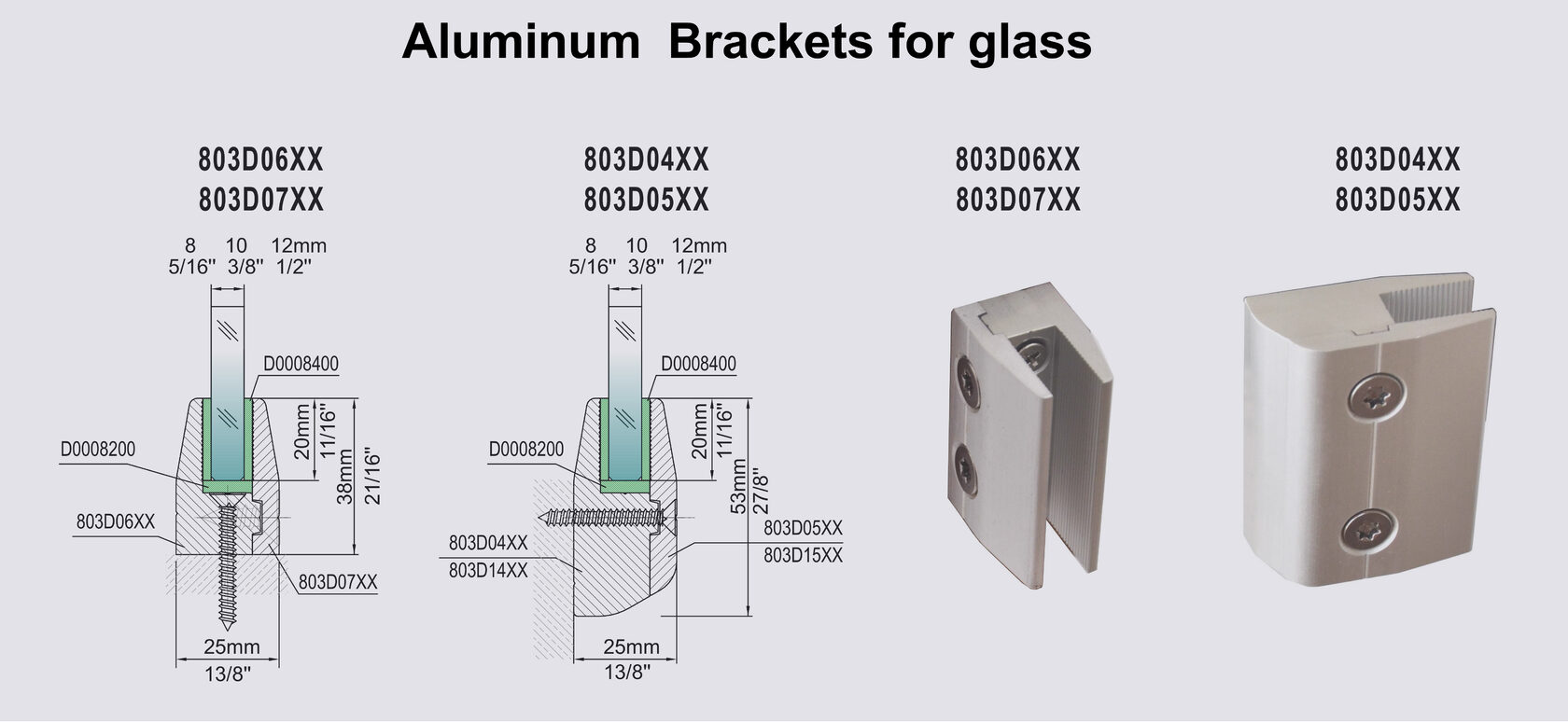 U-channel aluminum glass system