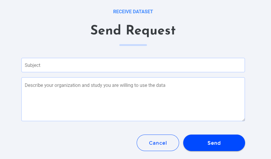 Sending a request
