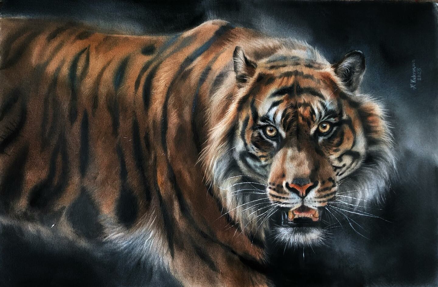 Workshop "Realistic Animals with Watercolor" with Irina Kukrusova