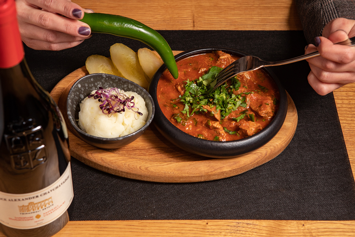 Kinza Georgian restaurant in Castelldefels