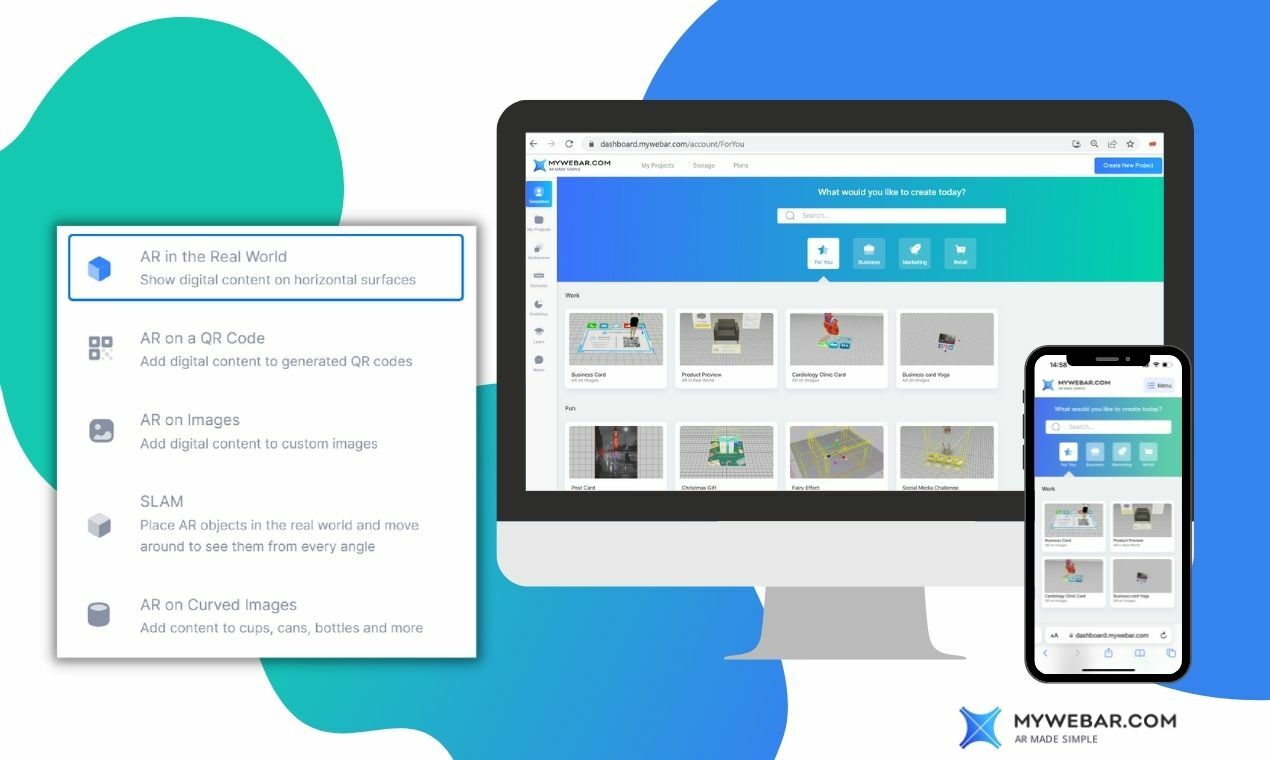 Conoce la nueva interfaz de MyWebAR