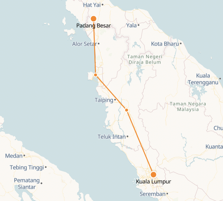 Padang Besar to Kuala Lumpur Train Tickets, Schedule & Map