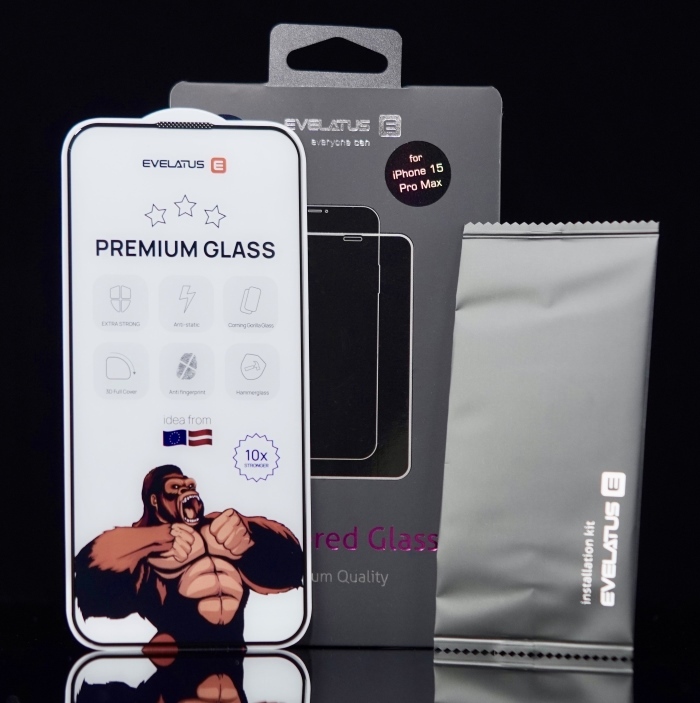 9H Privacy Glass Screen Protector: Corning Gorilla Glass, Anti-Scratch