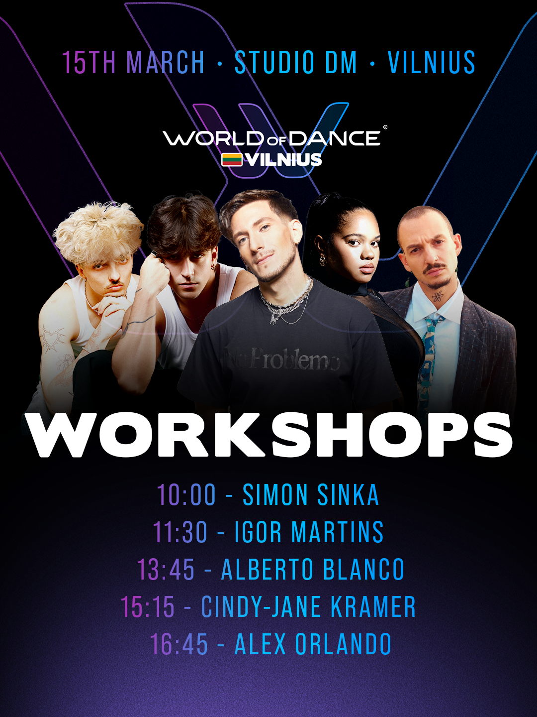 World of Dance Lithuania, Vilnius, 14-15 March 2026