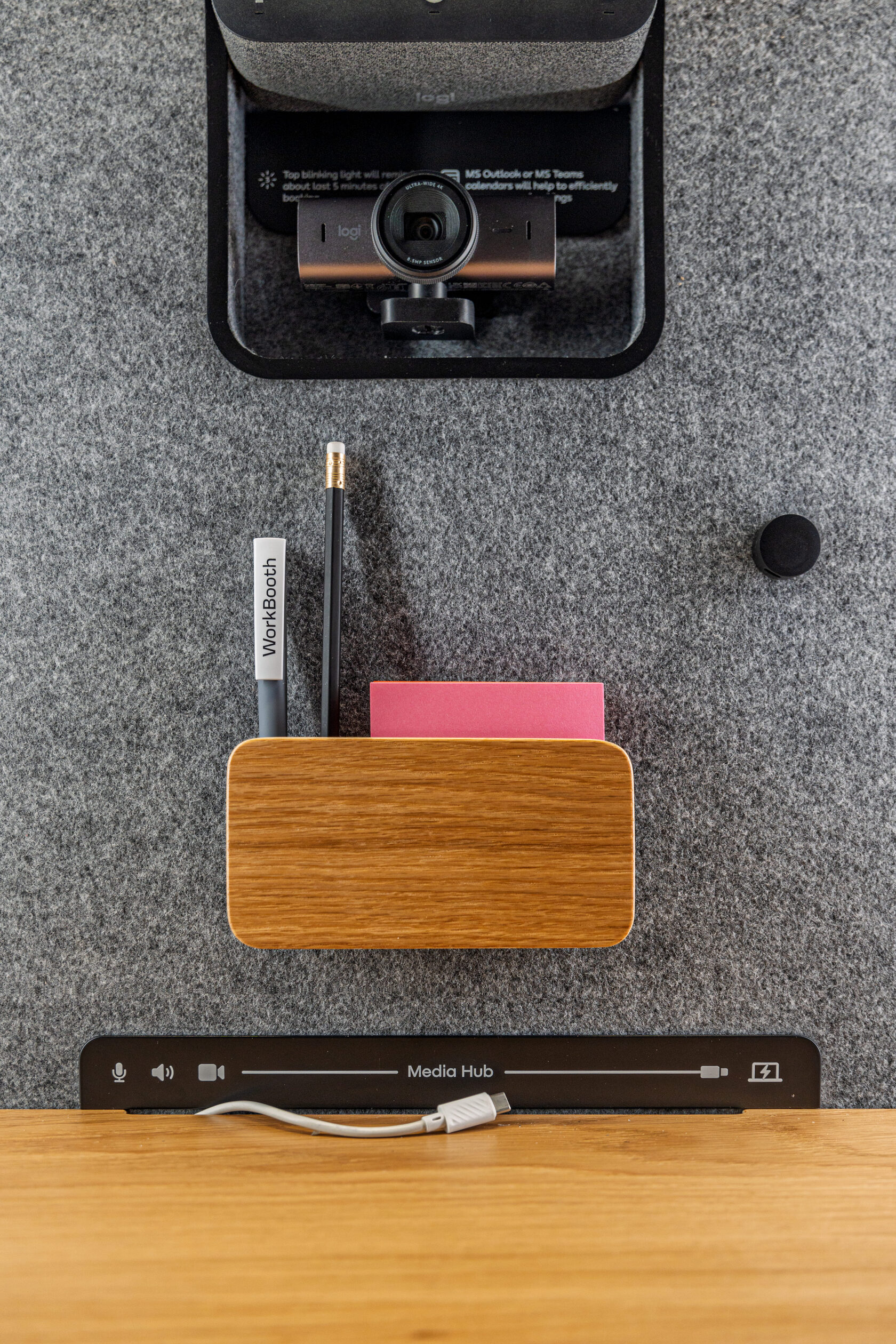 WorkBooth Logitech integration - Enhance you video conferencing experience