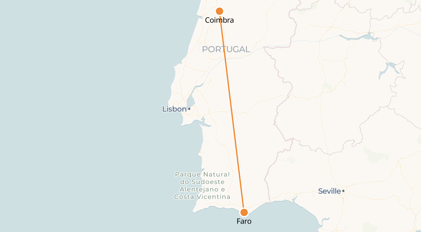 Coimbra to Faro Train | Tickets & Schedule