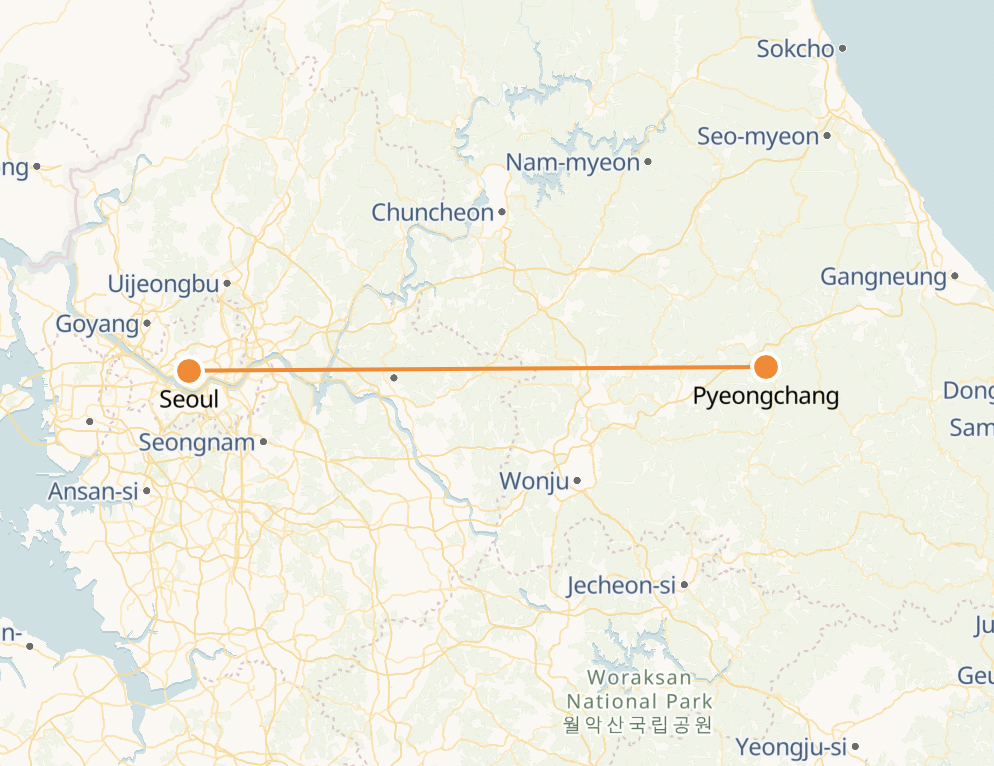 Pyeongchang to Seoul Train - Tickets, Schedule & Map