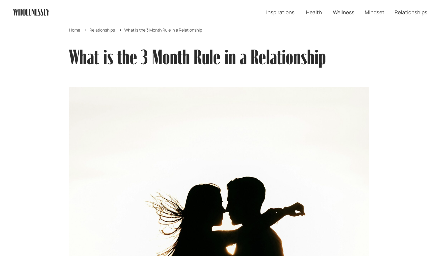 What is the 3 Month Rule in a Relationship