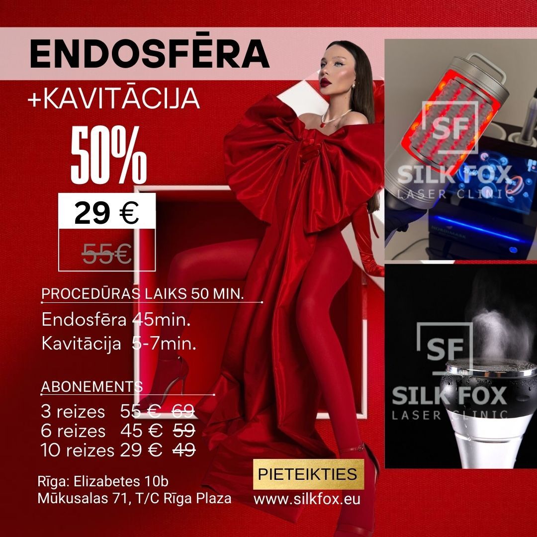 Silk Fox Lāzereklīnikas Akcijas un izdevīgi piedāvājumi