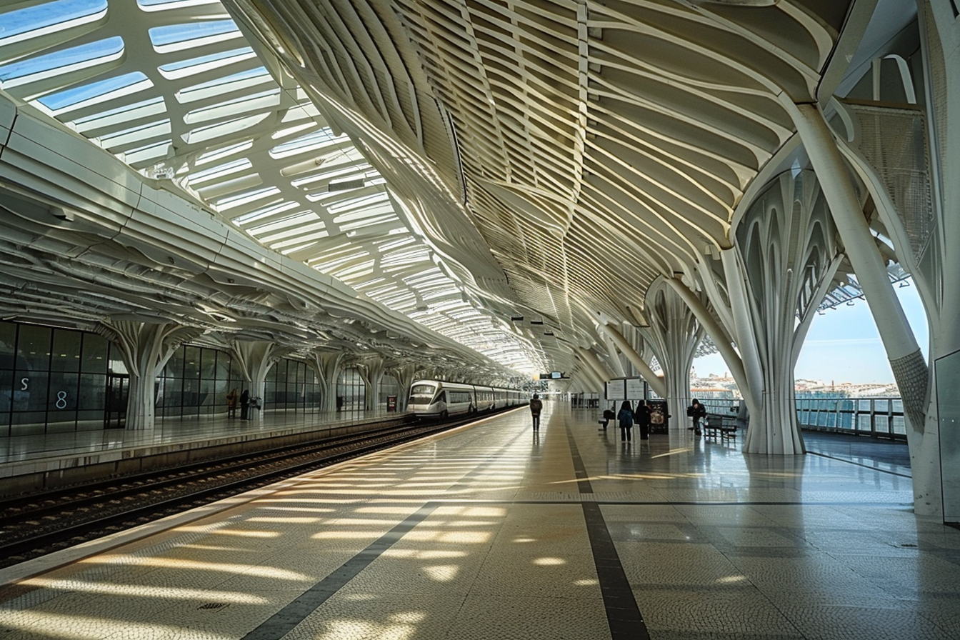 Lisbon Oriente Train Station - PORTUGAL TRAINS