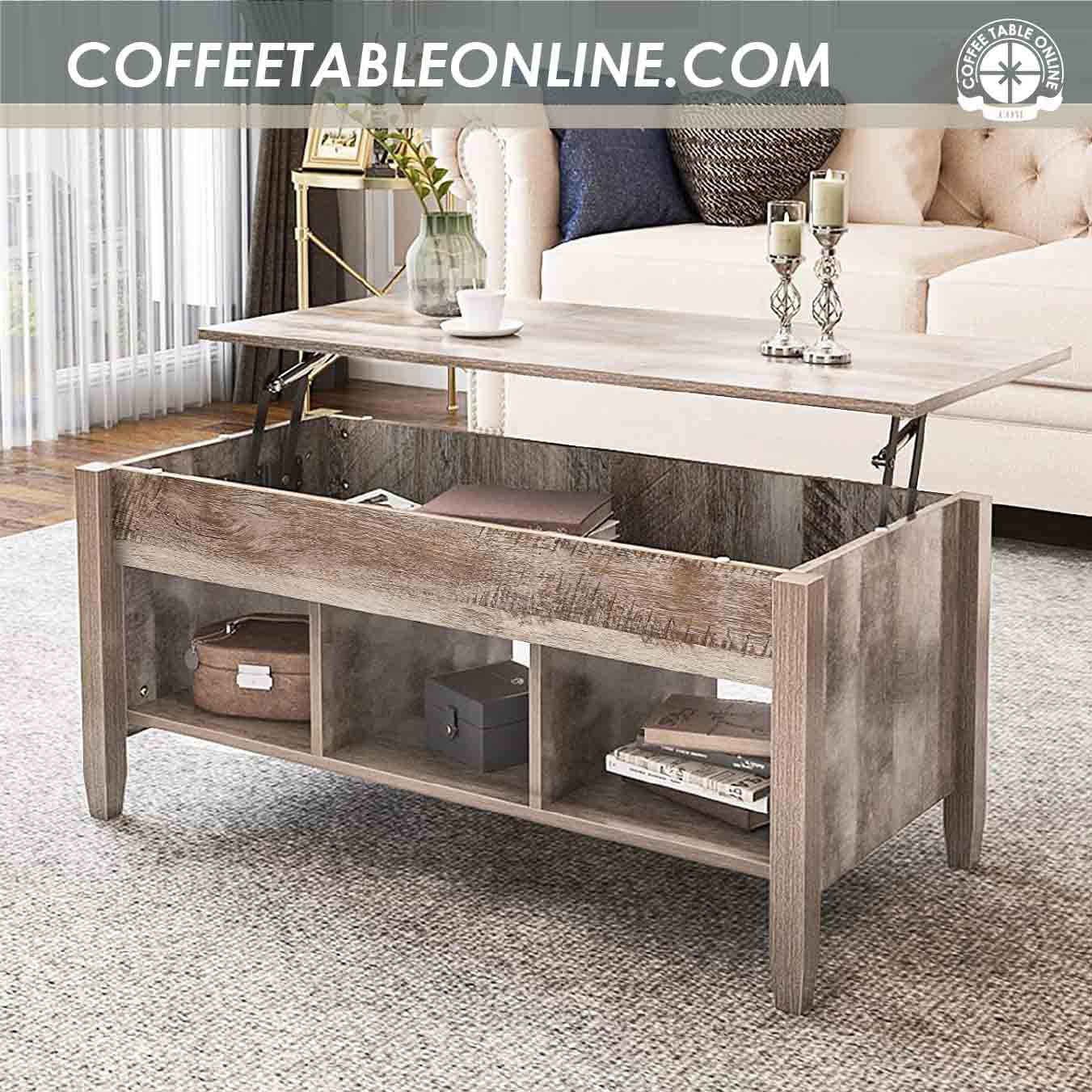 33 Lift Top Farmhouse Style Coffee Tables For 2023 | How to Choose