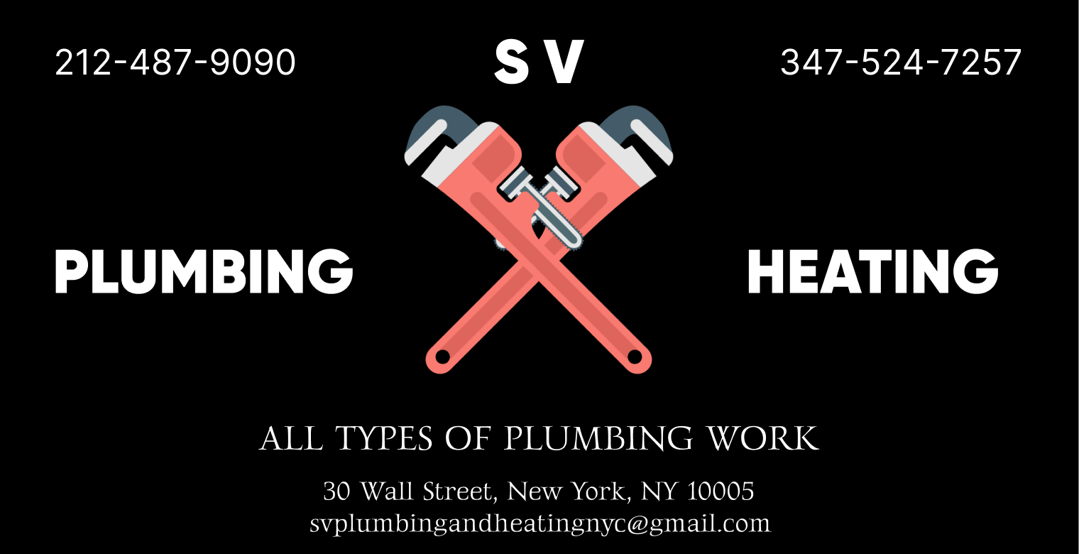 S V Plumbing & Heating NYC | 24/7 Plumbing Service