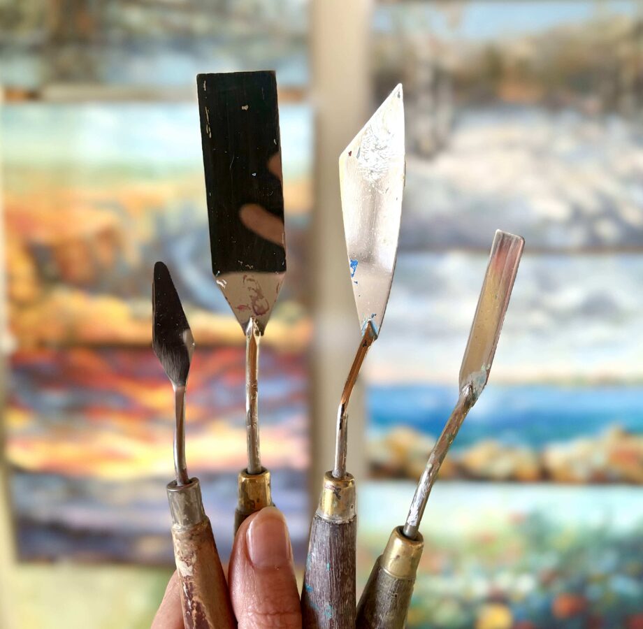 The Art of Painting with a Palette Knife