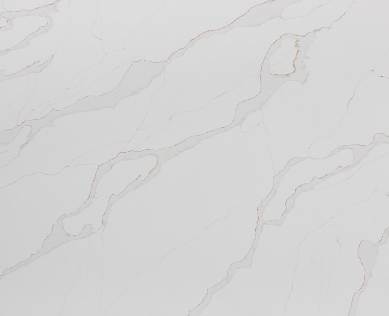 Calacatta Storm Gold SJ CQ Quartz Slab - Perfect Stones