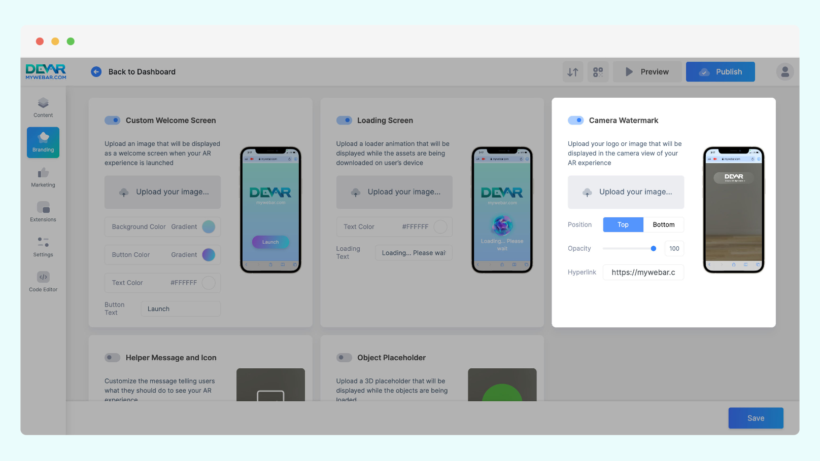 Setting Up Custom Branding