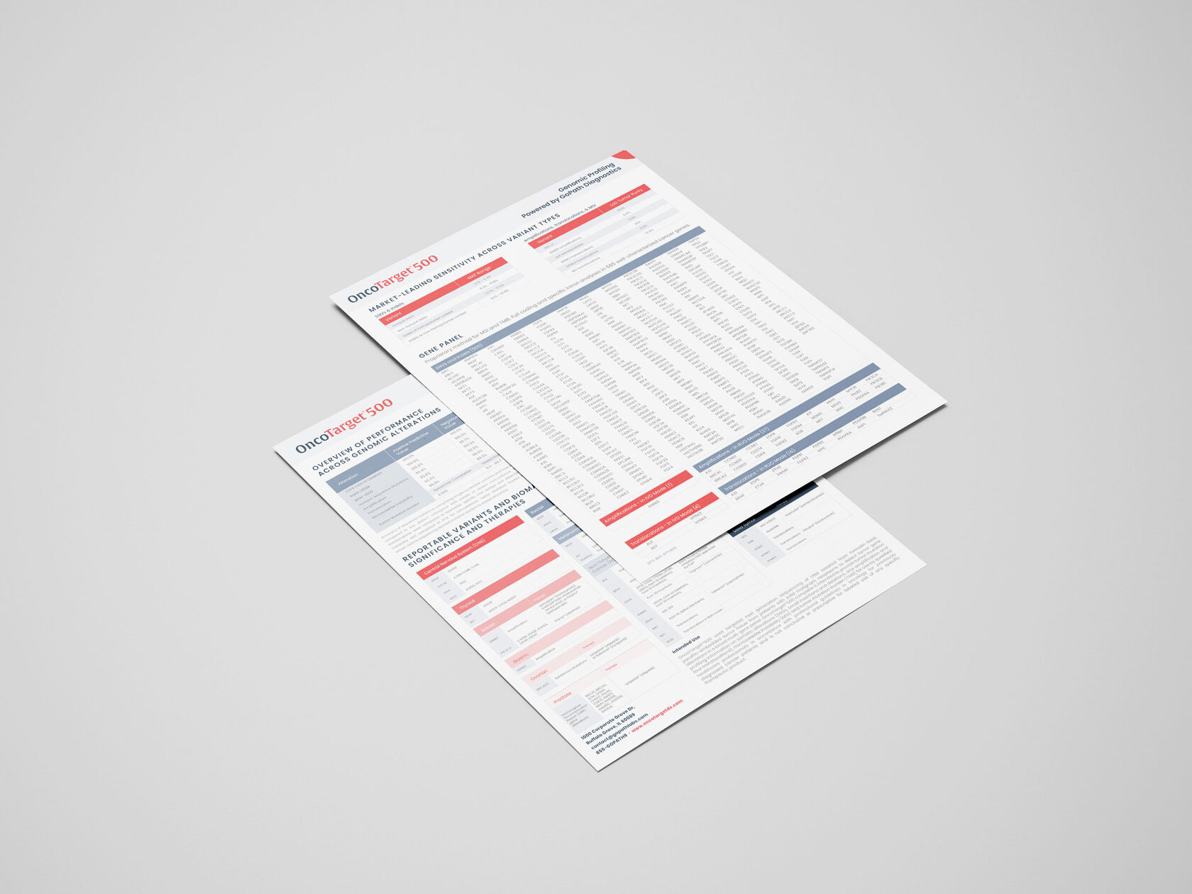 OncoTarget®500 Tech Sheet
