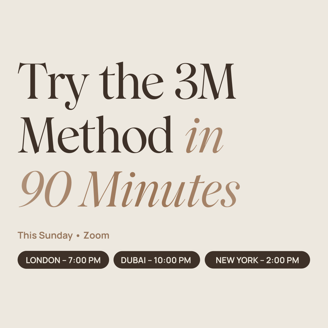 Try the 3M Method in 90 Minutes
