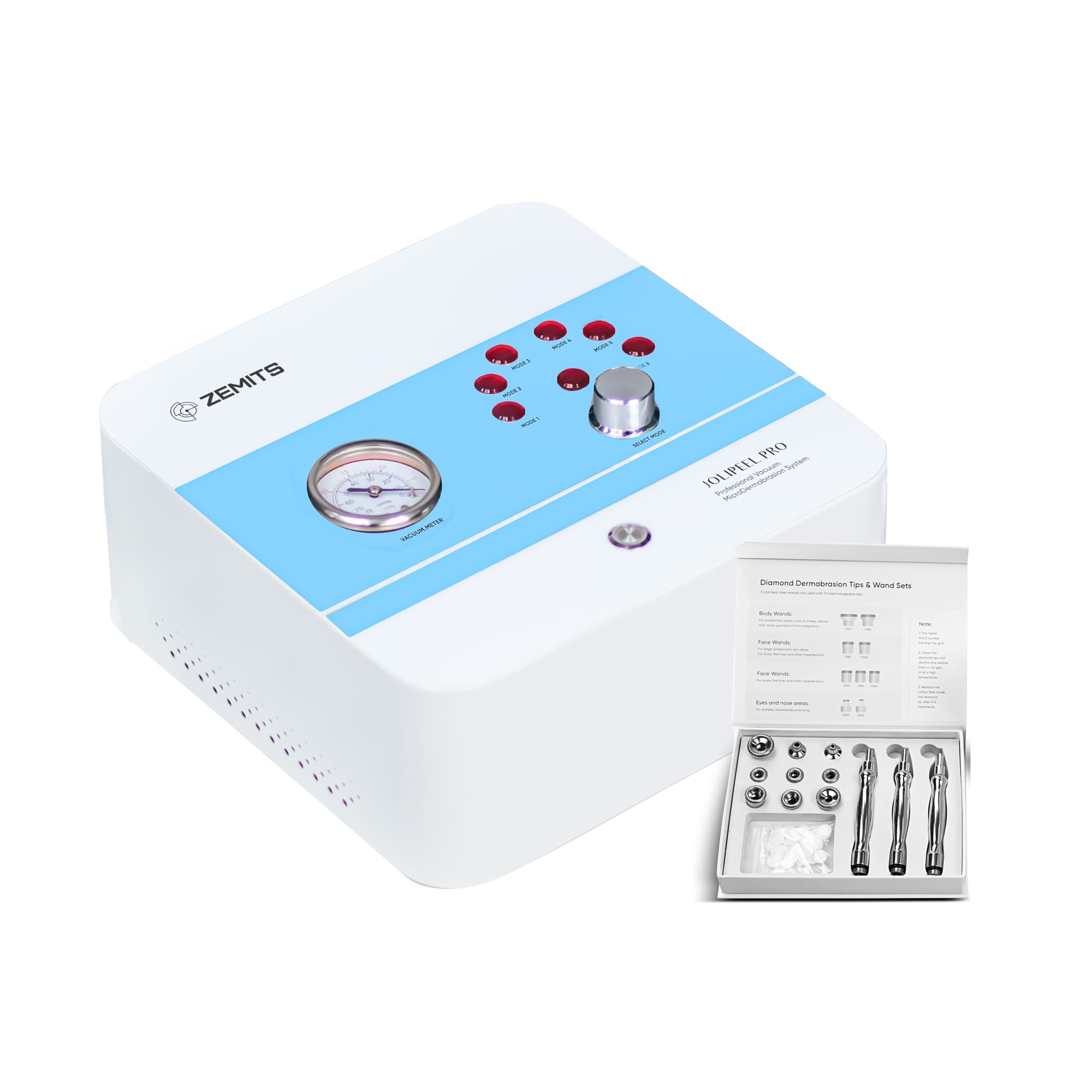 Zemits JoliPeel Pro Advanced Vacuum Diamond MicroDermabrasion System ...