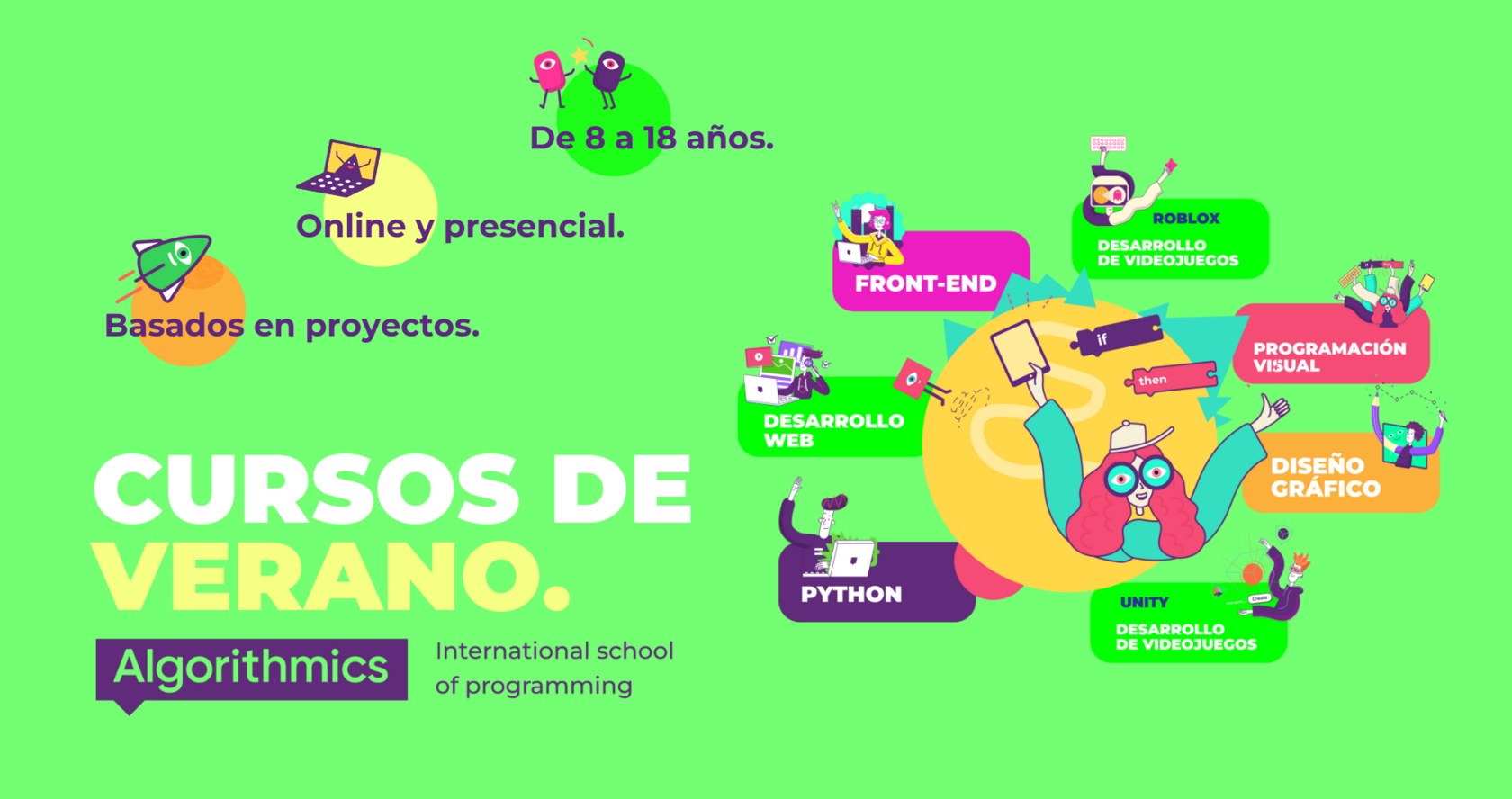 Cursos de Verano - Algorithmics - Escuela de programación