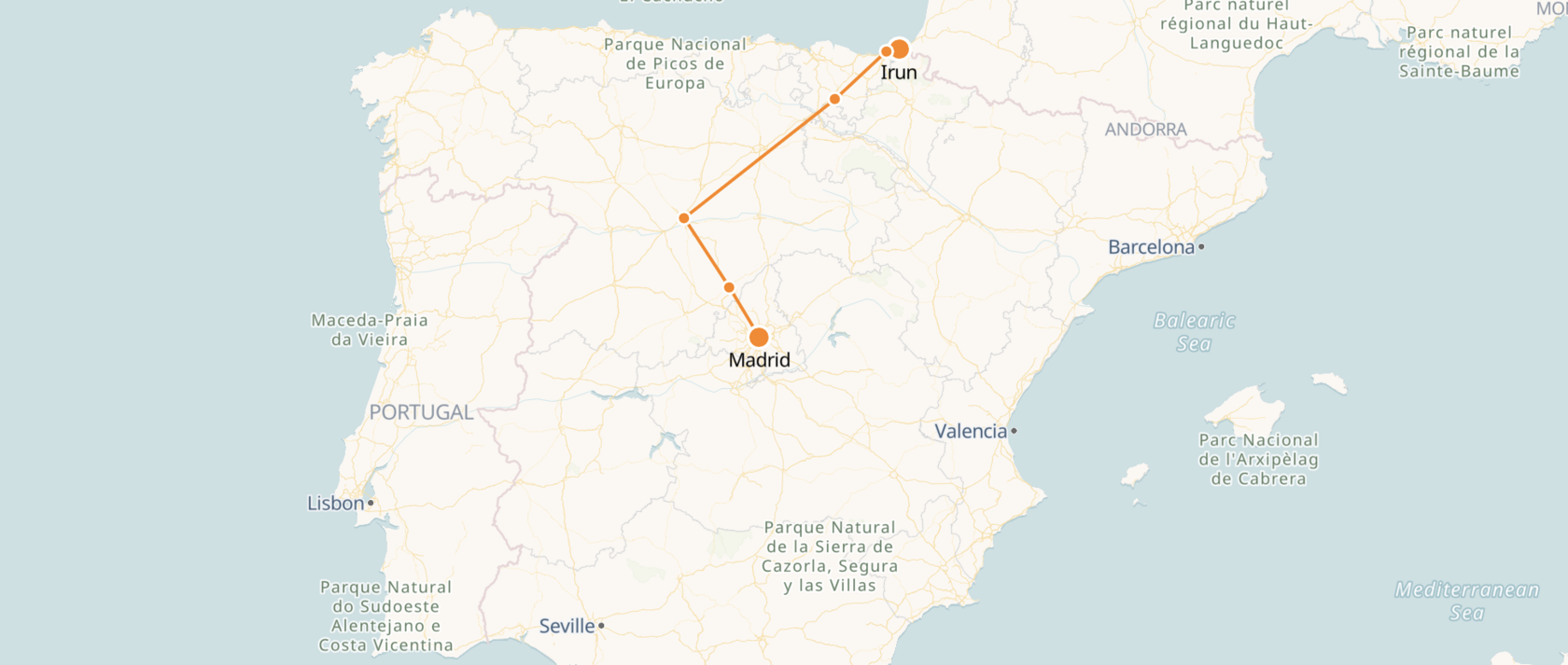 Irun to Madrid Train Tickets & Schedule - Spanish Trains