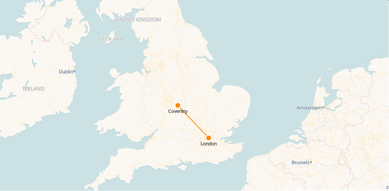 London to Coventry Train - Tickets & Schedule