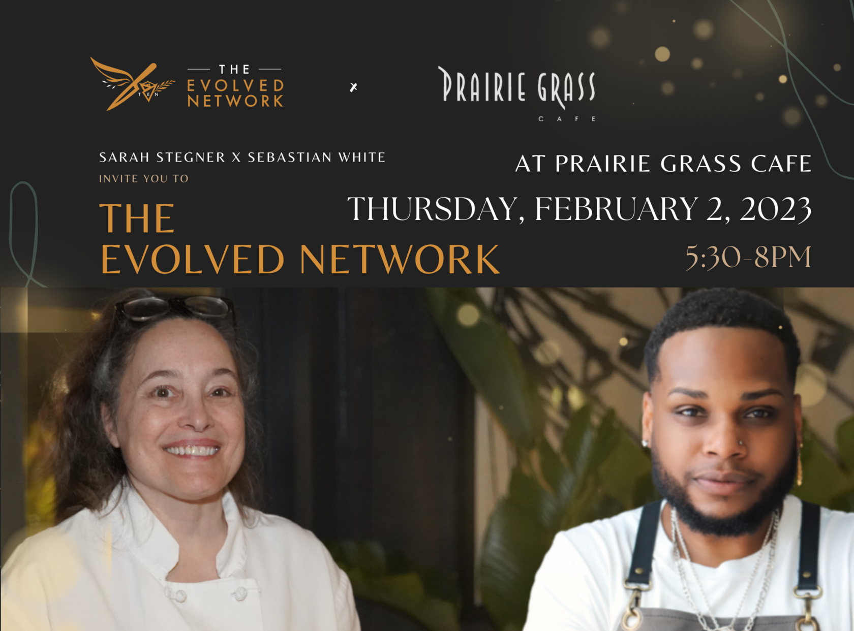 Fundraising dinner at Prairie Grass Cafe