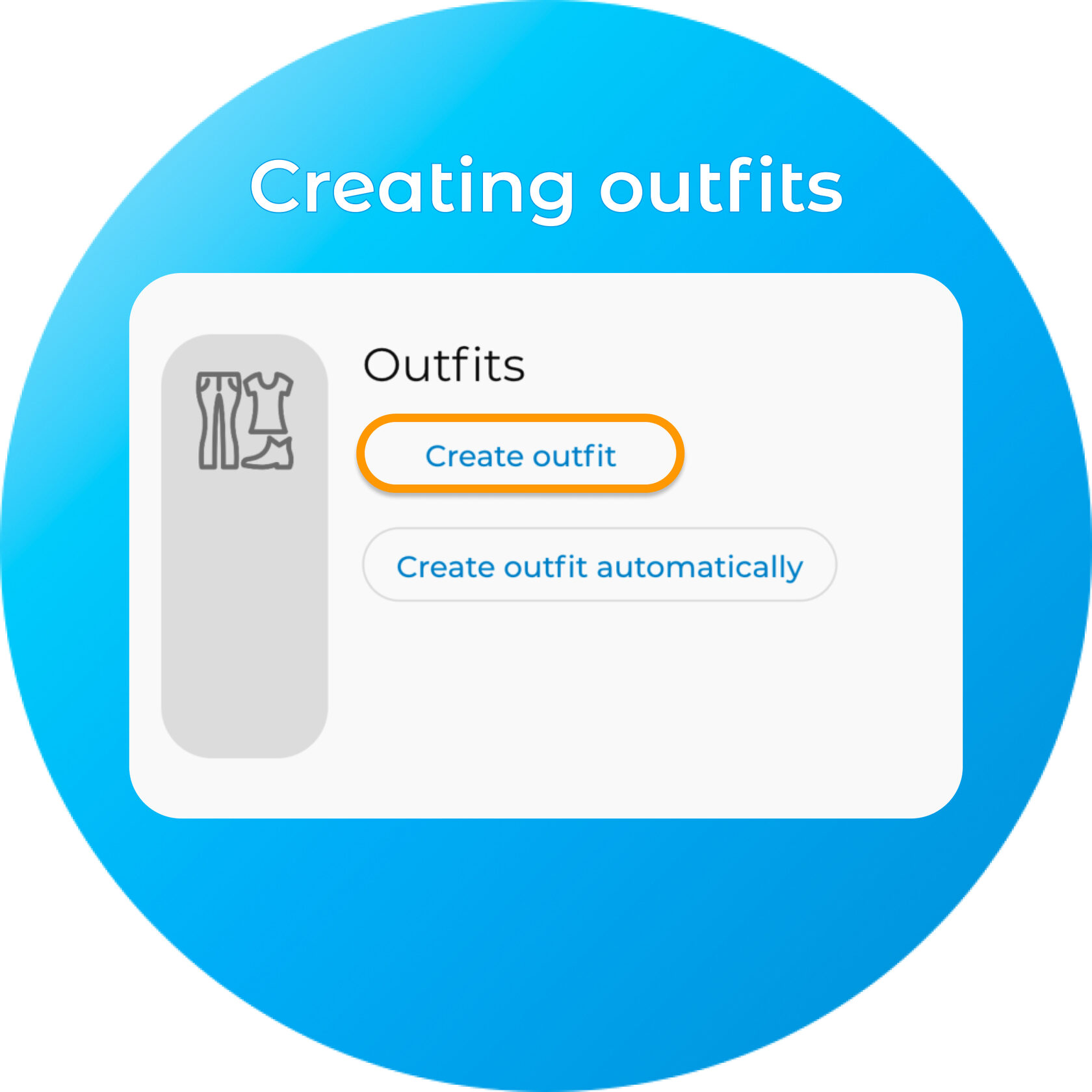 How to create outfits?