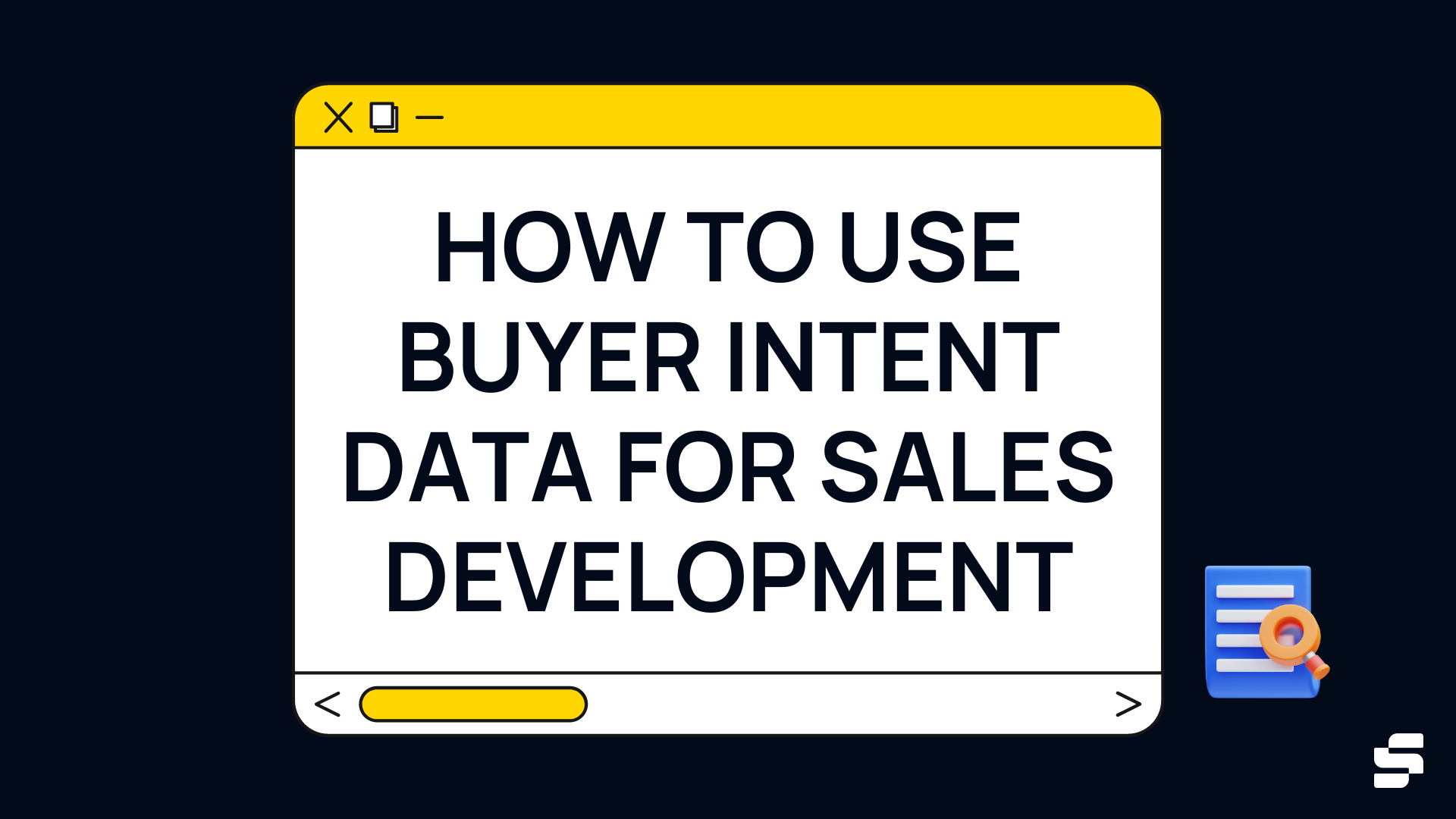 How to Use Buyer Intent Data for Sales Development