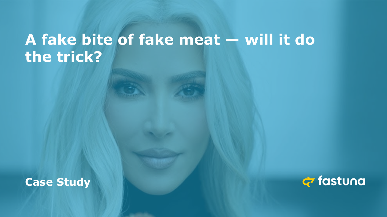 A fake bite of fake meat — will it do the trick?