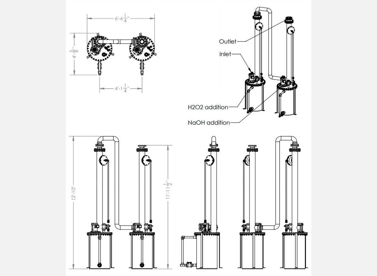 Proposed NOx Scrubber Solutions for Pigment Manufacturing Process