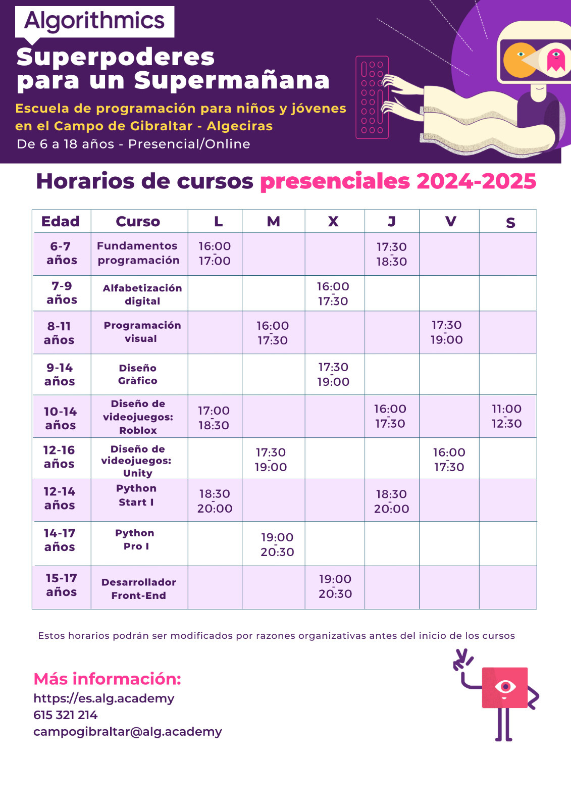 Encuentra tu centro Algorithmics