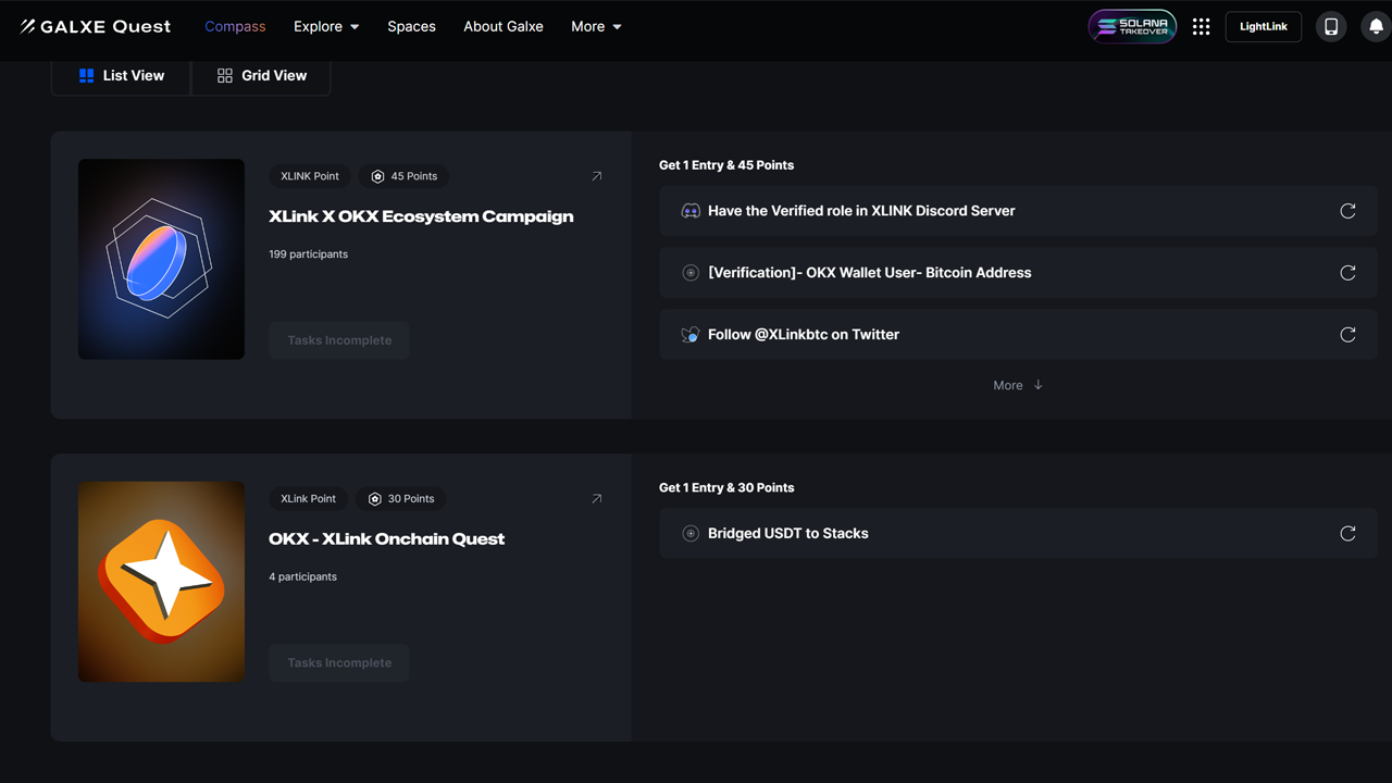 Galxe Integrates Stacks
